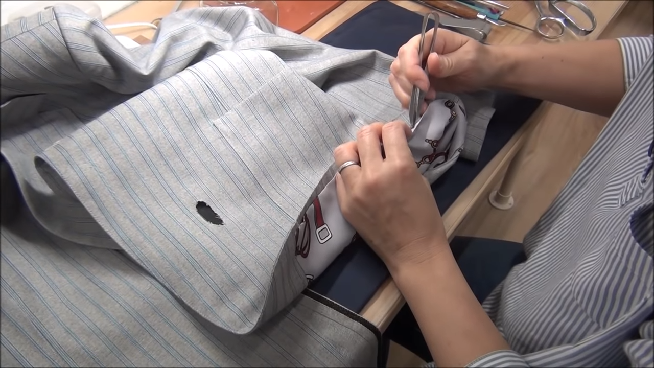 Repairing a Hole in Clothing with the Magic of Kaketsugi - Grandma ...