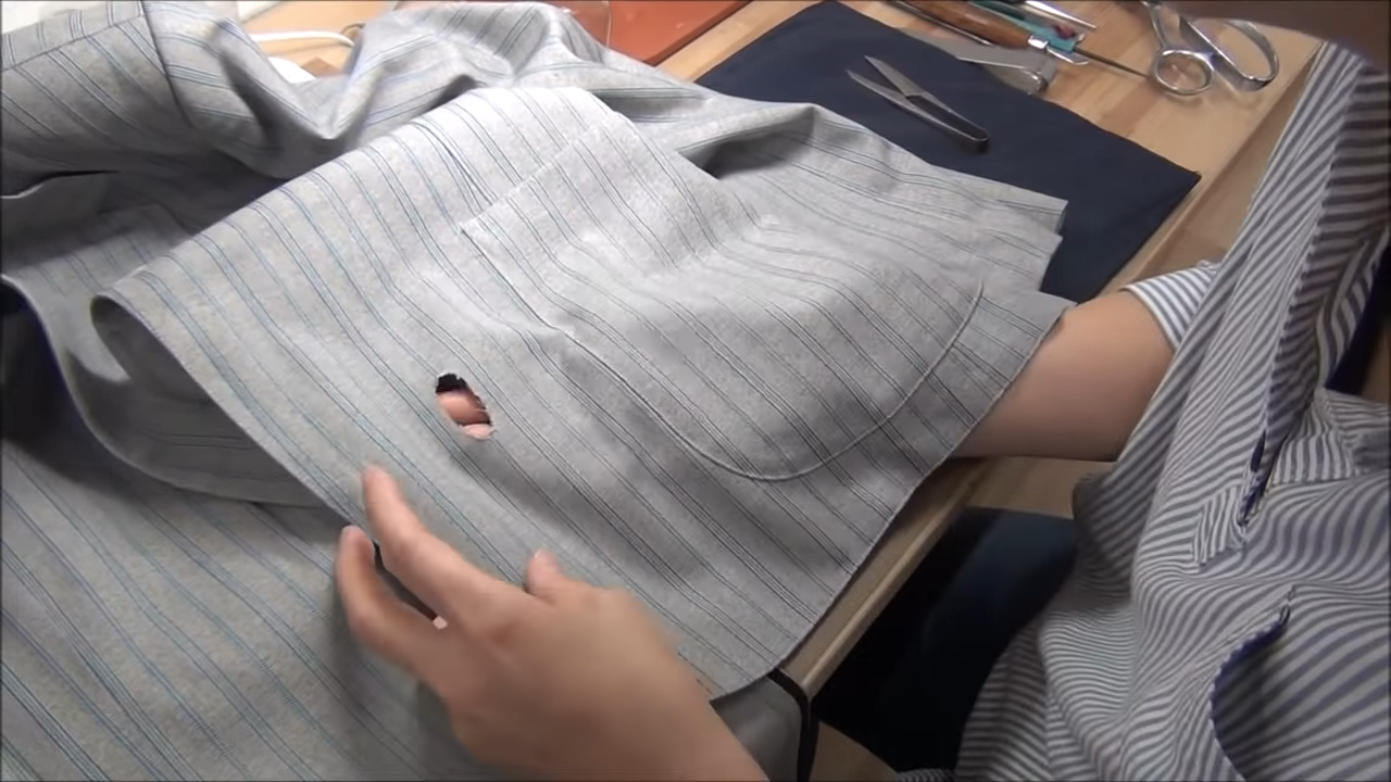 Repairing a Hole in Clothing with the Magic of Kaketsugi - Grandma ...